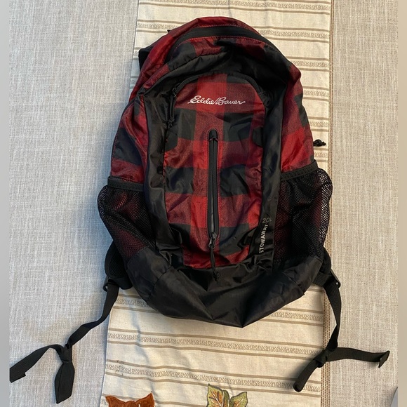 Eddie Bauer | Bags | Eddie Bauer Plaid 2l Backpack | Poshmark